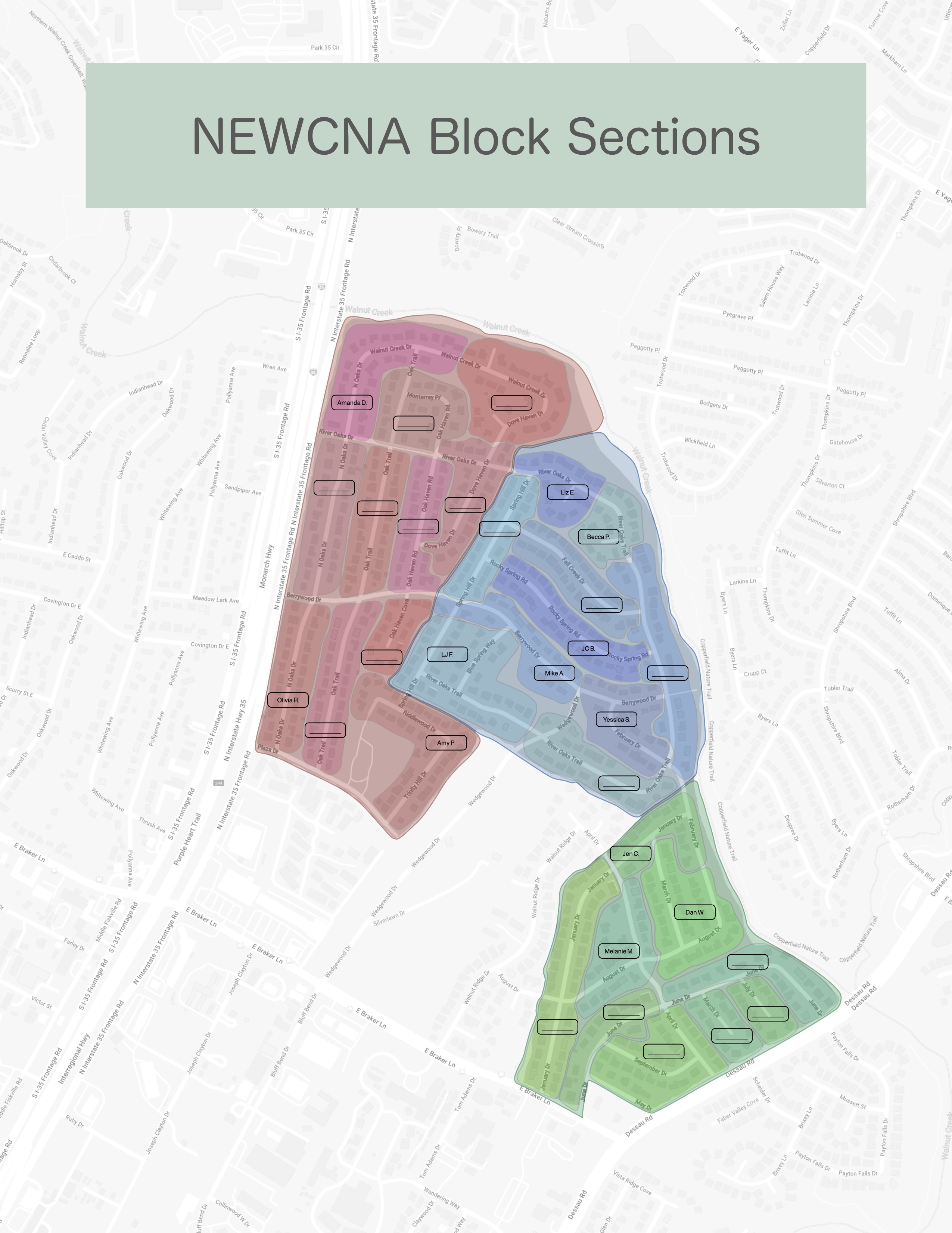 Block Leader Program | Northeast Walnut Creek Neighborhood Association